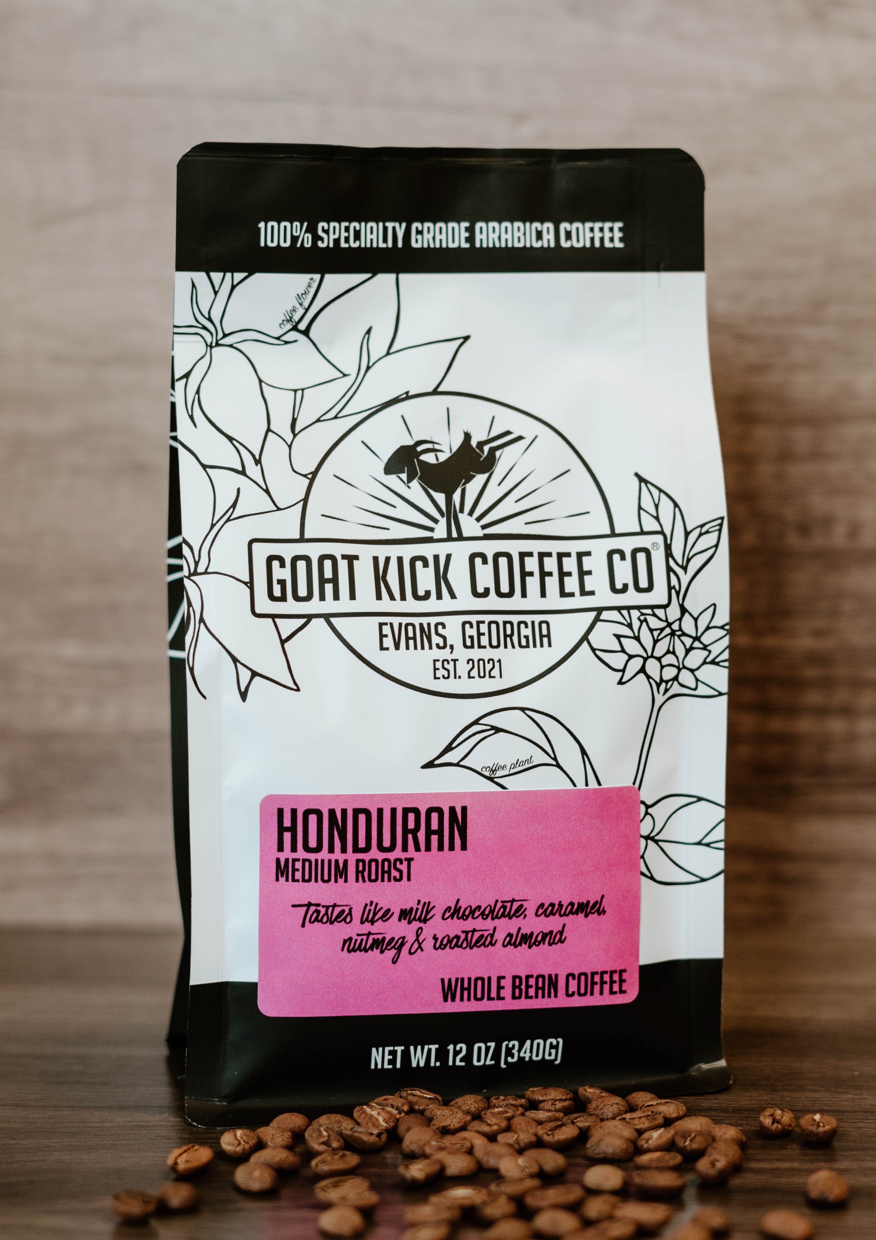 Honduran Medium Roast Coffee Beans – Goat Kick Coffee Co