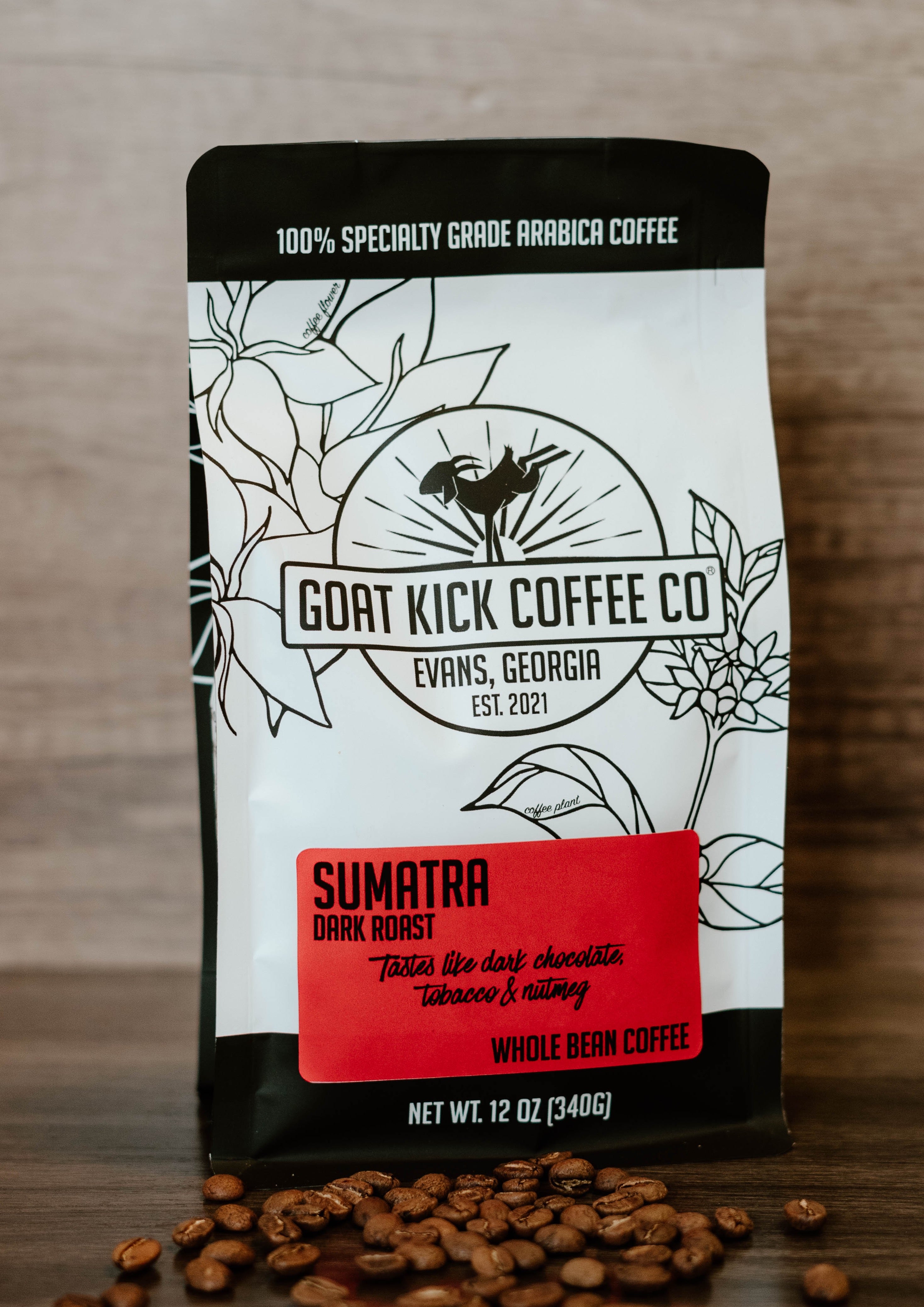 Sumatra Dark Roast Coffee Beans – Goat Kick Coffee Co